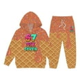 Boys Sweatsuit 67 Ice Print Sweatsuit Six Seven Cute Preppy Music ...