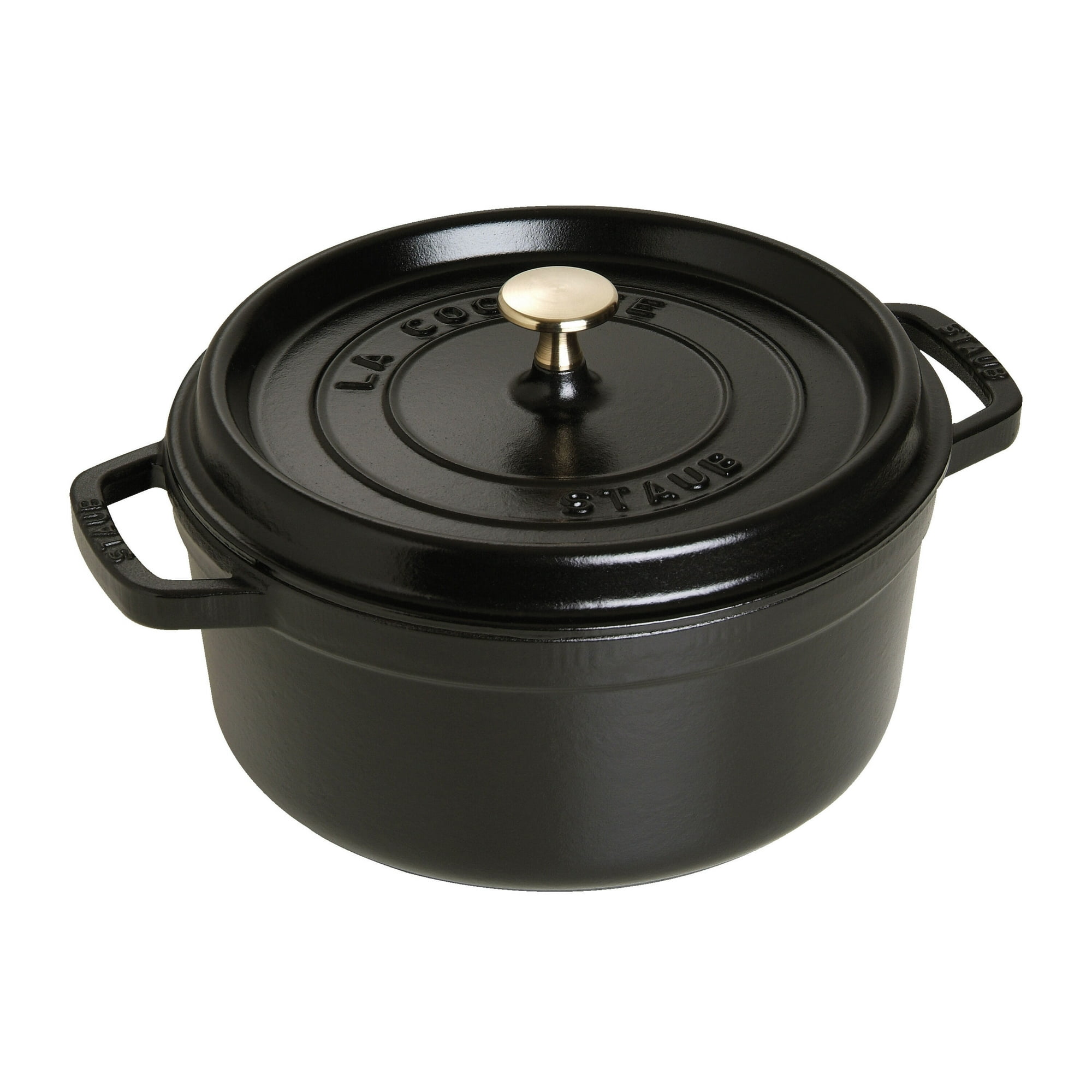 Click here for Staub La Cocotte 3.7 L Cast Iron Round Cocotte  Bl... prices