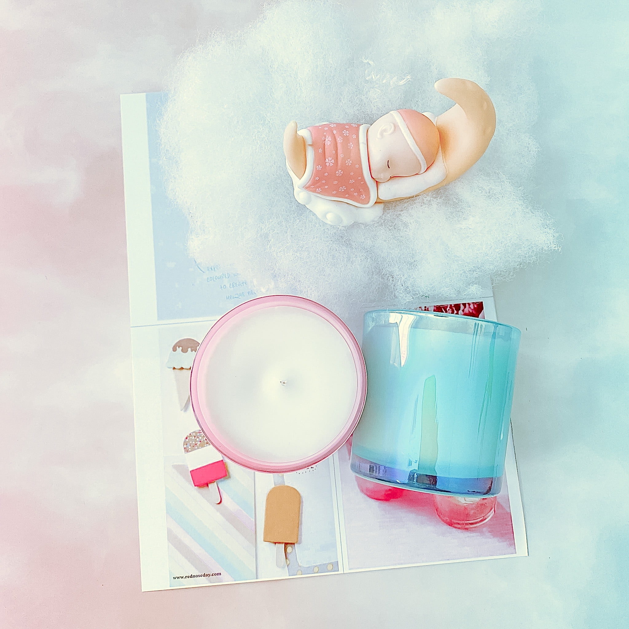 Blue Baby Powder Soft Candle - Walmart.com