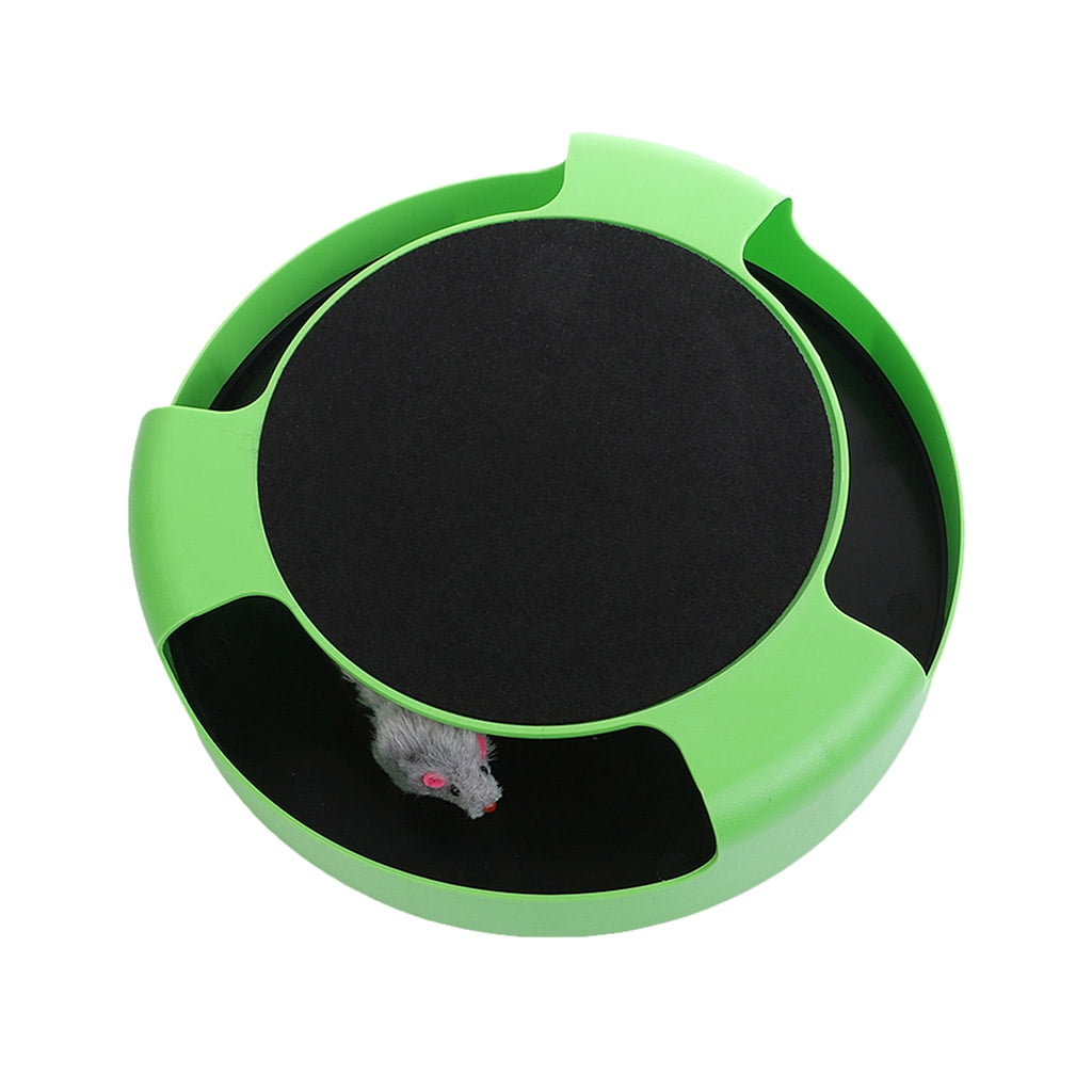 Interactive Toys For Cats With Running Mice Scratch Pad, The Mouse ...