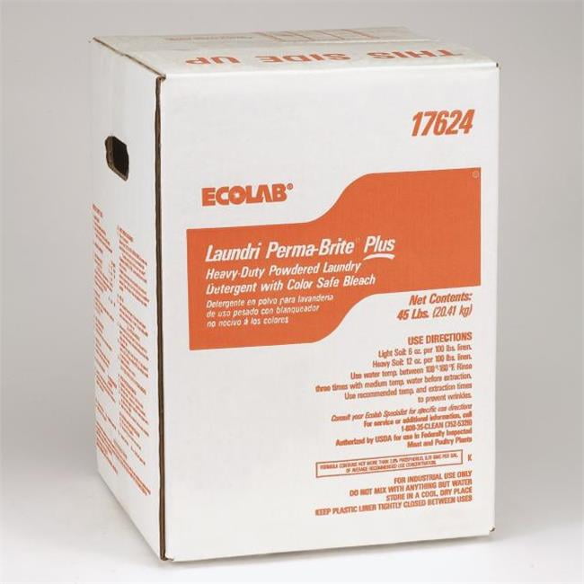 Ecolab 55146700 Laundri Perma-Brite Plus Detergent - Walmart.com ...