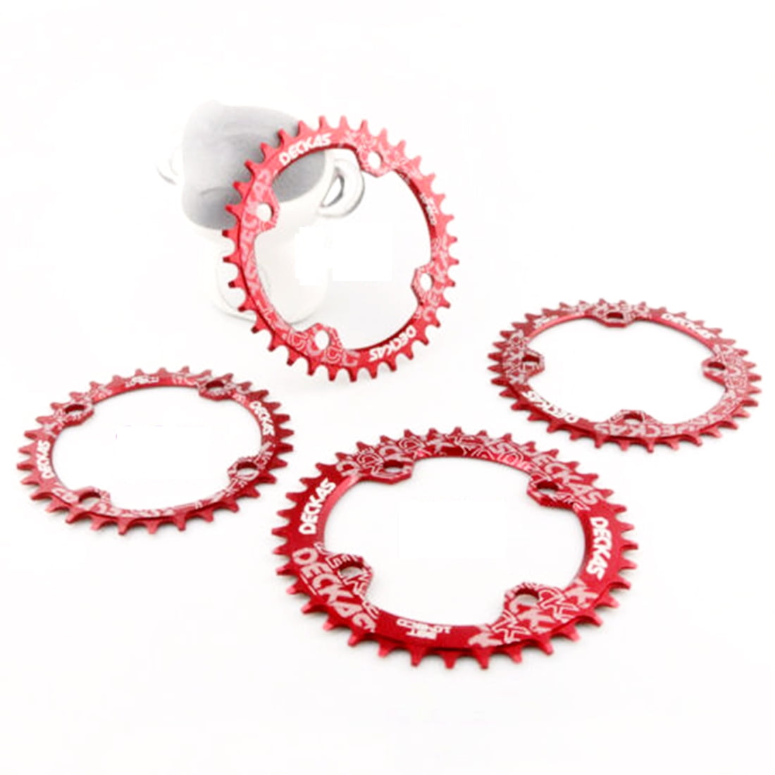 DECKAS Mounrtain Bike Chain Chainring 32-38T Round Oval Chain Ring MTB ...