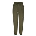 Womens Cotton Linen Capris Pants Lounge Pants Athletic Works Casual