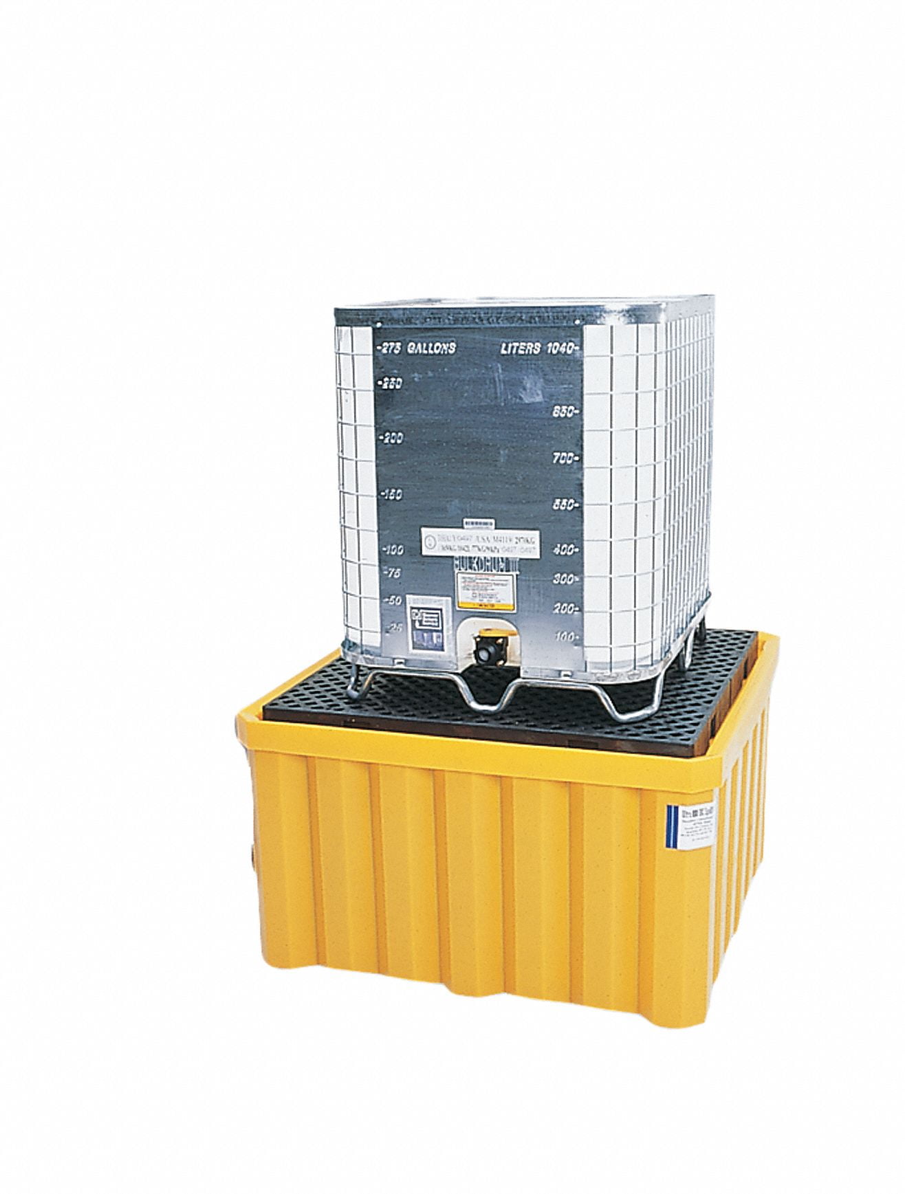 Ultratech IBC Containment Unit,33 In. H,Yellow 1057 - Walmart.com