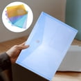 REACHISE 30 Pack A4 Clear Plastic Envelopes with Snap Button - Walmart.com