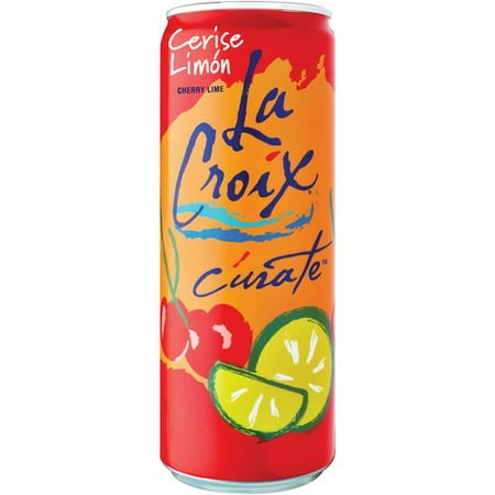 La Croix Curate Cherry Lime Naturally Flavored Sparkling Water, 12 fl oz, 8 pack - Walmart.com