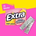 Extra Pink Lemonade Sugar Free Chewing Gum 15 Sticks Long Lasting Fruit ...
