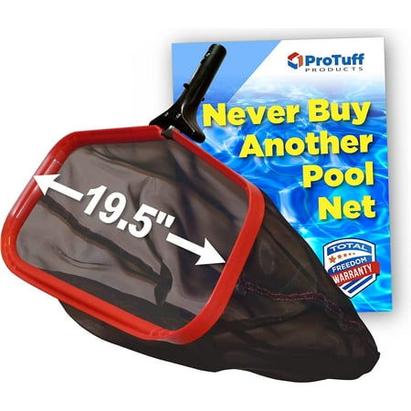 ProTuff 19" Pool Leaf Rake Net 100% Lifetime Guarantee Heavy Duty ...