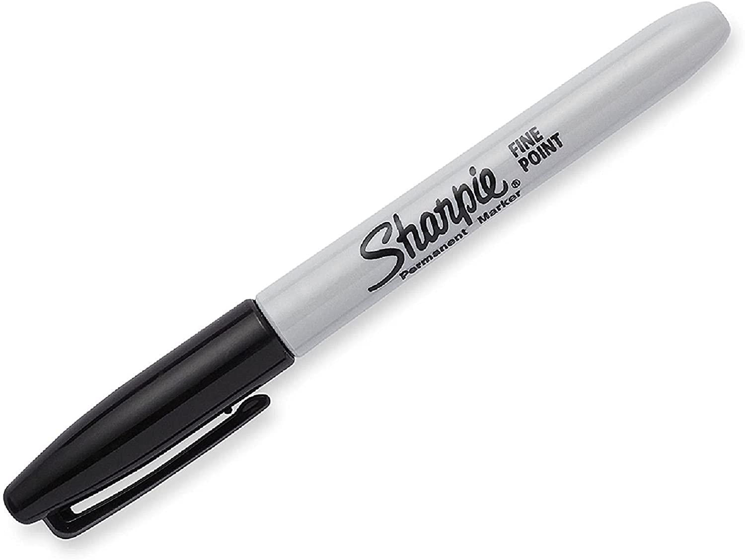 Sharpie 35010 Marcador permanente de punta fina, negro Sharpie 1 ...