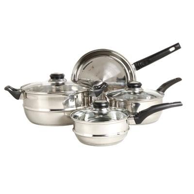 Sunbeam Ridgeline 7 Pc. Stainless Steel Cookware Set - Walmart.com