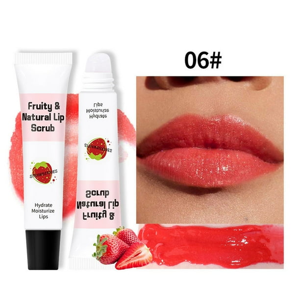 Puntoco Bálsamo labial exfoliante hidratante para labios, exfoliante labial, cuidado de labios ...