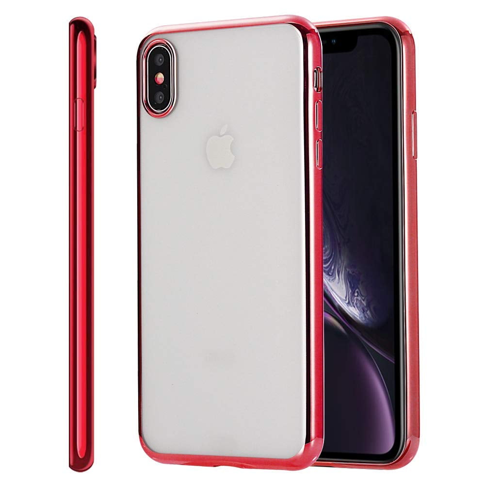 Mignova iPhone X / XS case, crystal transparent reinforced corner ...