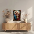 ZHONGYUTONG Holy Family Pictures Jesus and Virgin Mary Canvas Catholic ...