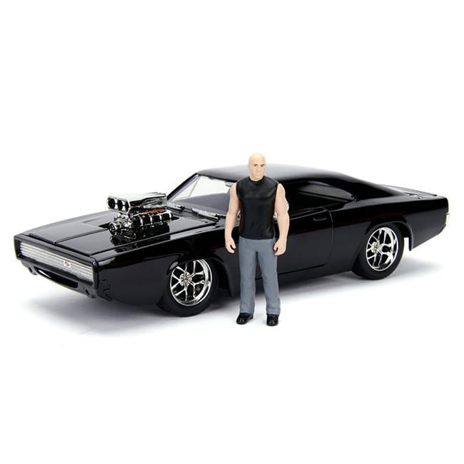 1 by 24 Scale Doms Dodge Charger Model Kit with Dom Diecast Metal ...