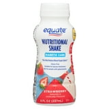 Equate Diabetic Care Nutritional Shakes, Strawberry, 8 fl oz, 6 count ...