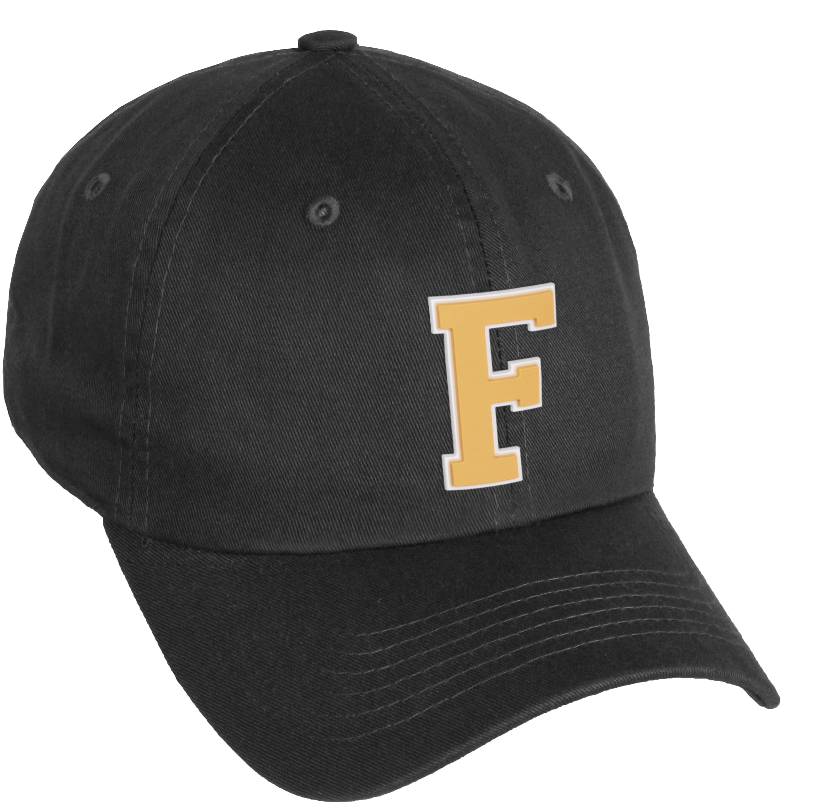 Daxton Classic 3D Varsity White Neon Orange Initial Letters Baseball ...