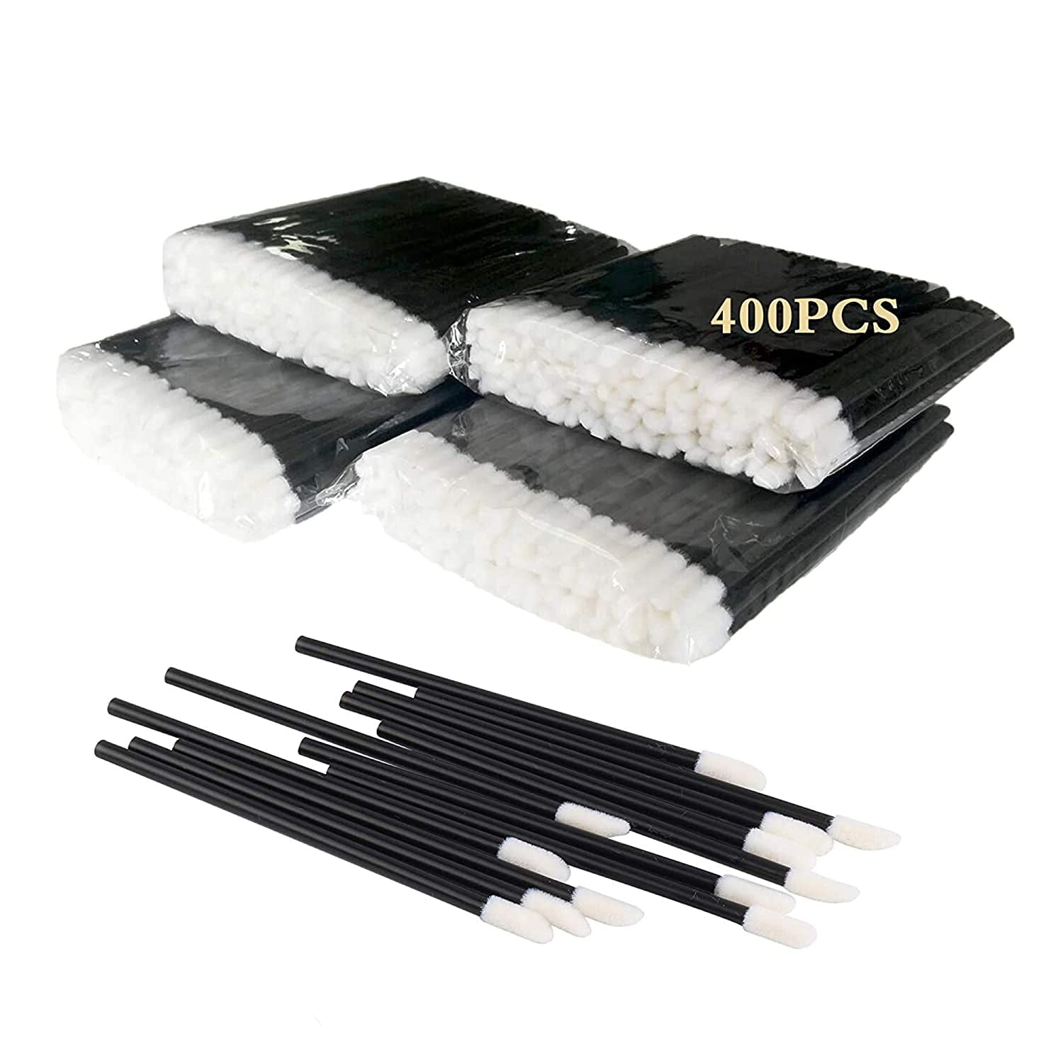 "400PCS Disposable Lip Brushes Lip Gloss Applicators Make Up Brush Lipstick Lip Gloss Wands ...