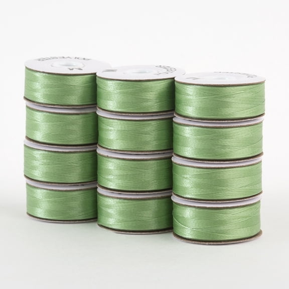 SuperBobs Polyester M-Style Bobbin 12 Pack Natural White - Walmart.com