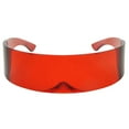 grinderPUNCH Futuristic Cyclops Party Sunglasses | Robocop Retro Shield ...