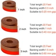 Weather Stripping 1 inch Width 20 Length, Seal for Door Under Bottom ...