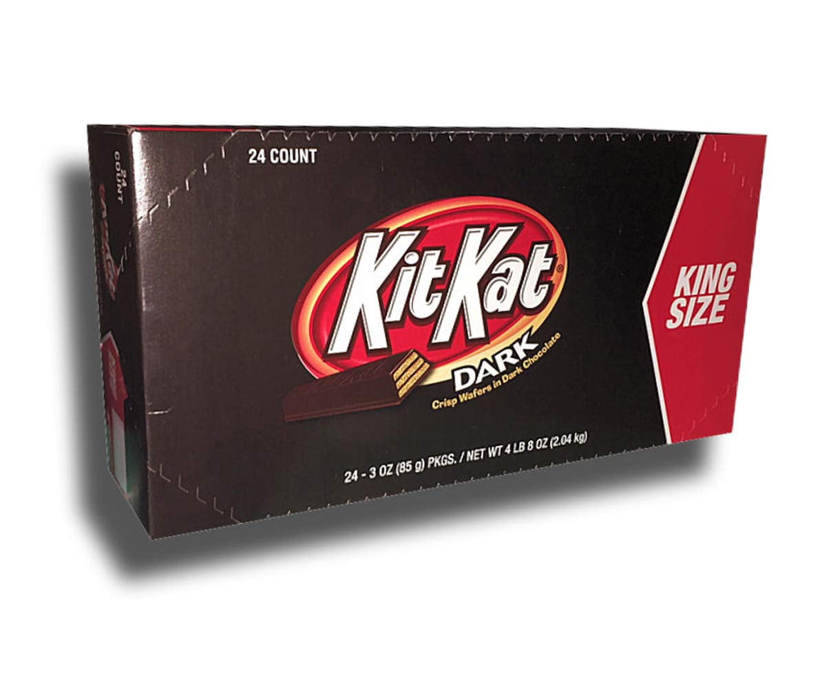 Kit Kat Chocolate Wafer Candy Bar, King Size Crisp Wafers in Dark ...