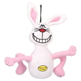 Multipet Deedle Dude Musical Interactive Plush Rabbit Dog Toy, 8 ...