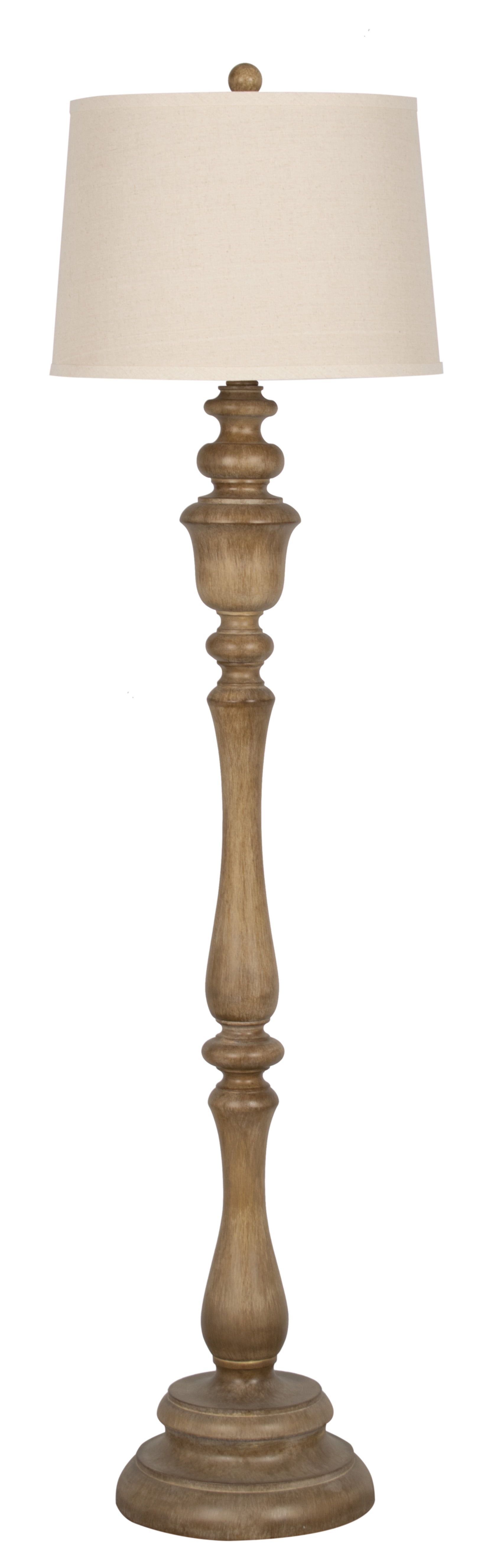 COOPER RIDGE 60" Wood Floor Lamps Floor Lamps with Shades - Walmart.com