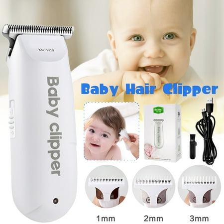Baby Hair Clippers Electric Safe Quiet Trimmer Child Silent Cutting ...