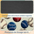 Baseball Mouse Pad, Personality Design Rubber Base for Office Decor for ...