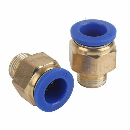 Pneumatic Air Pipe Quick Connector 14mm Quick Fittings Male Thread ...