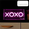 Urban Shop LED Neon XOXO Light-up Clear Acrylic Box, Pink - Walmart.com