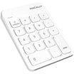 Macally Wireless Number Pad for Laptop - Slim 2.4G USB Number Keypad ...