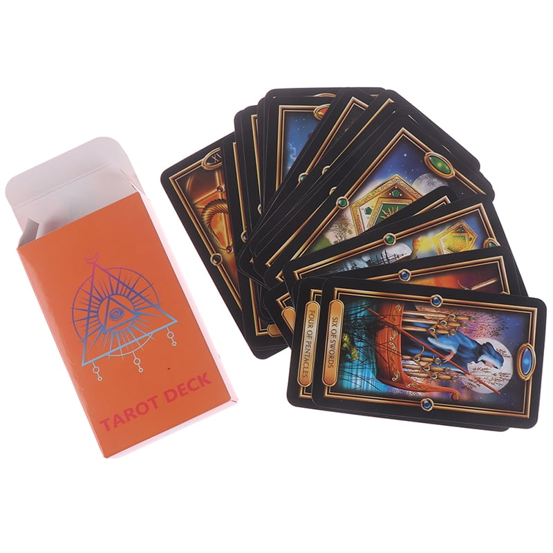 Buy 78pcs Tarot Deck Cards Guidance of Fate Playing Board Game Cards Set Online at Lowest Price ...