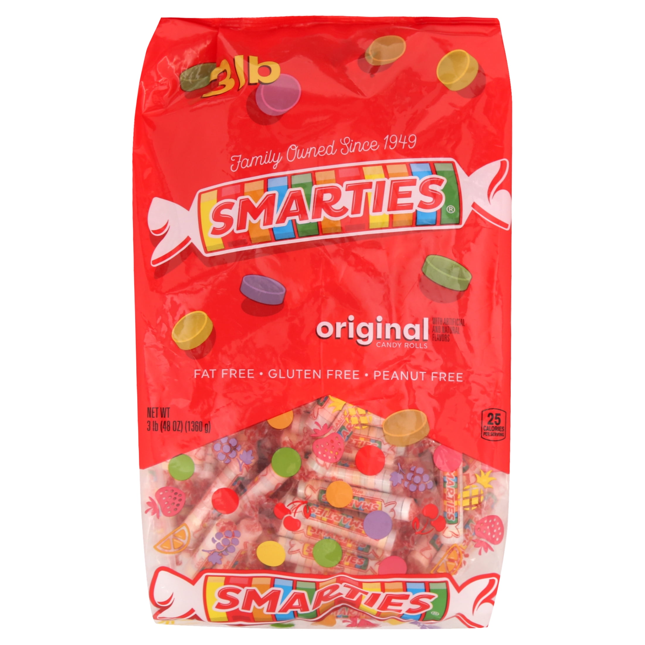 Buy Smarties Gluten-Free Original Candy Rolls, 48 Oz Bag Online at ...