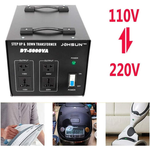 Miumaeov Power Converter Transformer, 4000W Step Up & Down 220 to 110 Power Voltage Converter ...