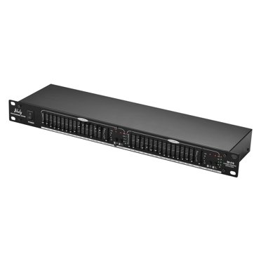 PYLE PPEQ100 - 19'' Rack Mount Dual 10 Band 4 Source Input Stereo ...