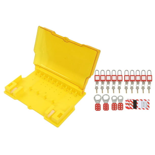 Lockout Tagout Station, Wall Mount Lockout Station Long Life Span 4 ...