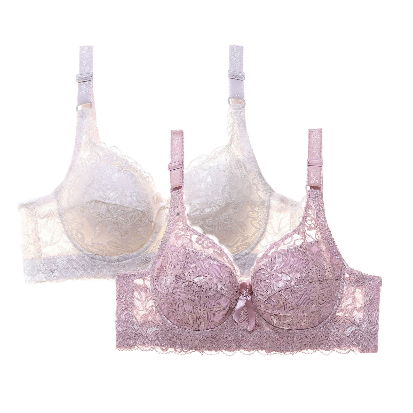 Click here for Levmjia 2pc Womens Bras Front Closure No Underwire... prices