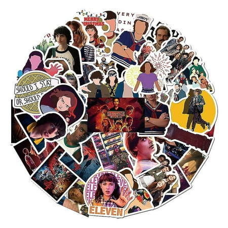 50pcs Tv Series Stranger Things 4 Stickers Laptop Water Cup Decoration ...