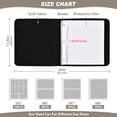 PU Leather Photo Album with 20 Self-Adhesive Pages 3-Ring Binder DIY ...
