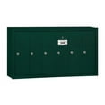 Salsbury Industries 3506ASU Vertical Mailbox - 6 Doors - Aluminum ...