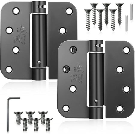 Lepai 4 inch Self-Closing Door Hinges Spring Door Hinges 4 inch Spring ...