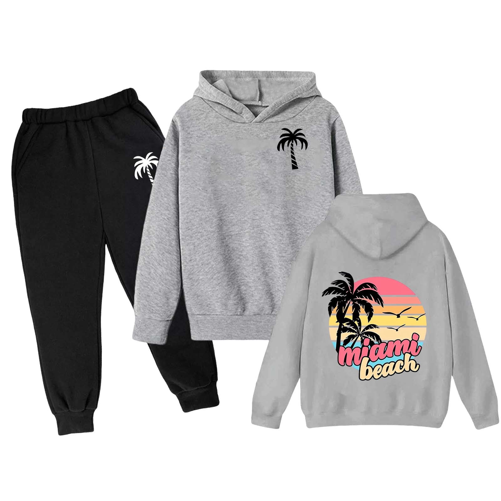 FhsagQ Outfits for Girls Children's Medium and Large Children's Long ...