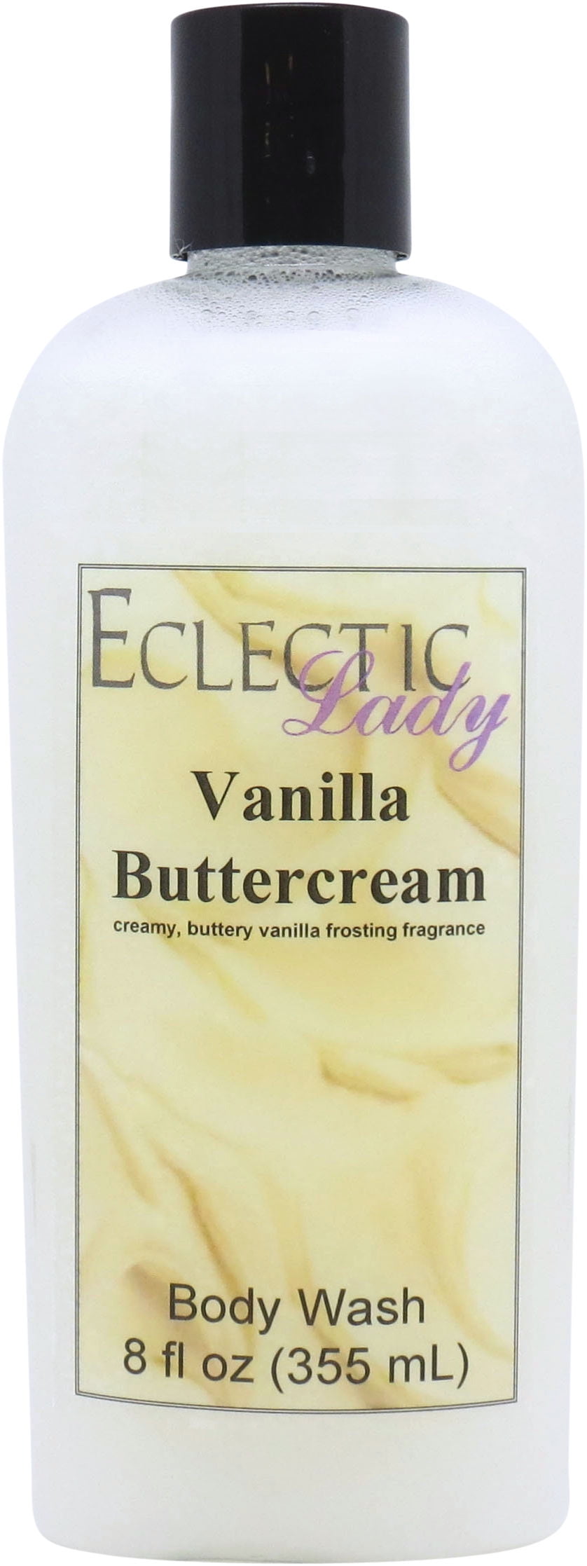 Vanilla Buttercream Body Wash by Eclectic Lady, Liquid Shower Gel for ...