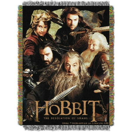 Warner Bros. The Hobbit "Fighting Company" 48" x 60" Woven Tapestry ...