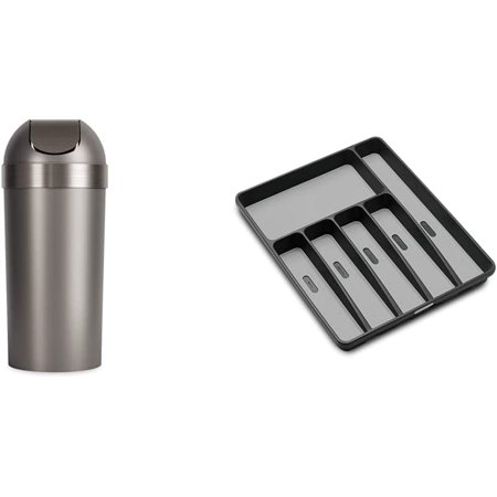 XBRW Venti 16-Gallon Kitchen Trash Large, 35-inch Tall Garbage Can ...