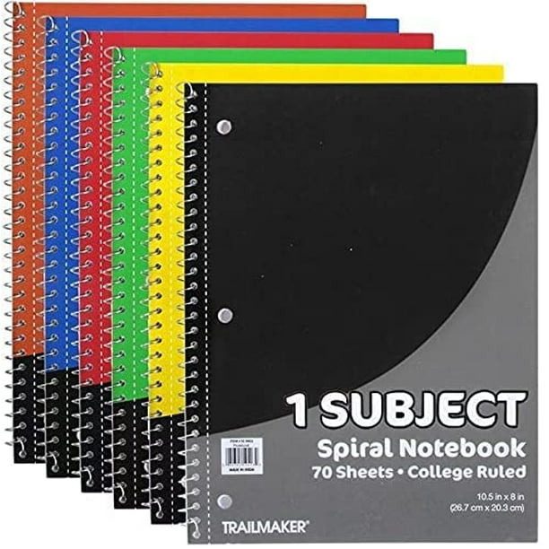 Trail maker Bulk Notebooks 50 Pack - One Subject Notebooks College ...