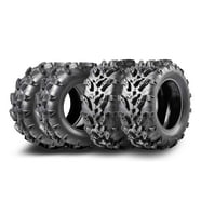Forerunner Knight Set of 4 ATV/UTV Mud Tires, 25X10-12 6 Ply M/T All ...