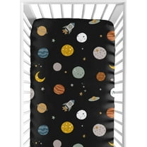 Sweet Jojo Designs Burgundy Watercolor Floral Fitted Crib Sheet for ...