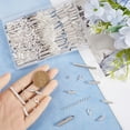 1 Box 540Pcs Bracelet Slider Clasps Slider Tubes End Caps with Jump ...